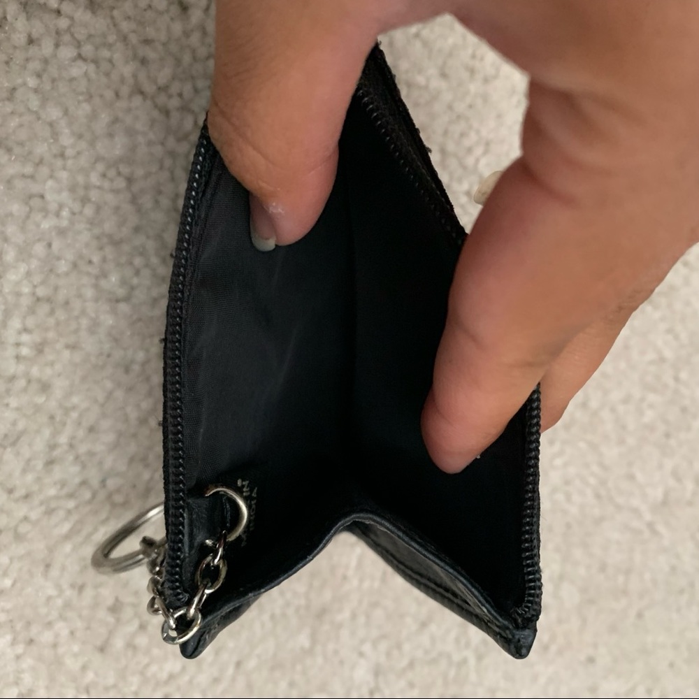 Coach Signature Black Coin Purse - Gem